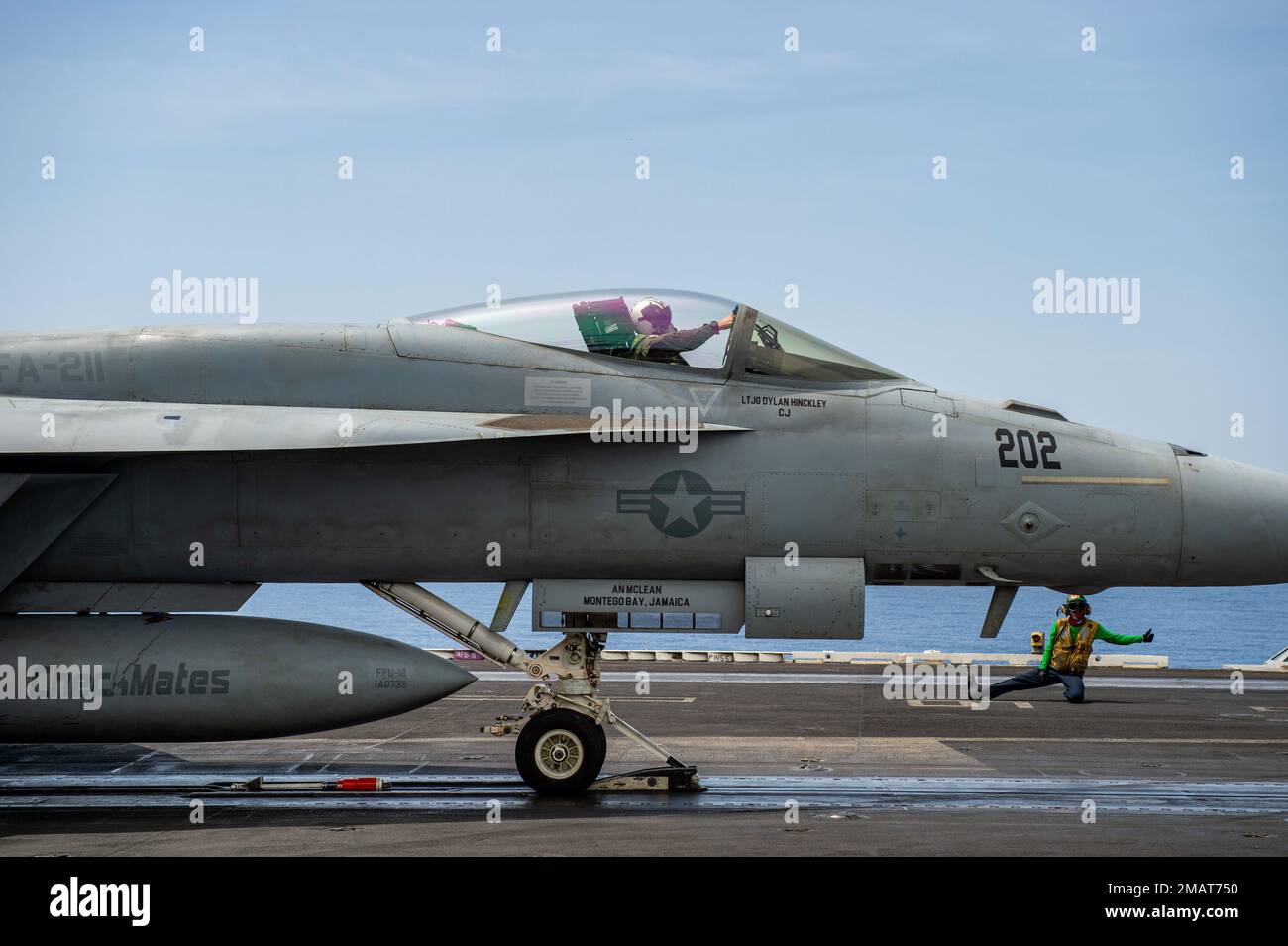 220604-N-ZE328-1083 IONIAN SEA (June 4, 2022) An F/A-18E Super Hornet ...