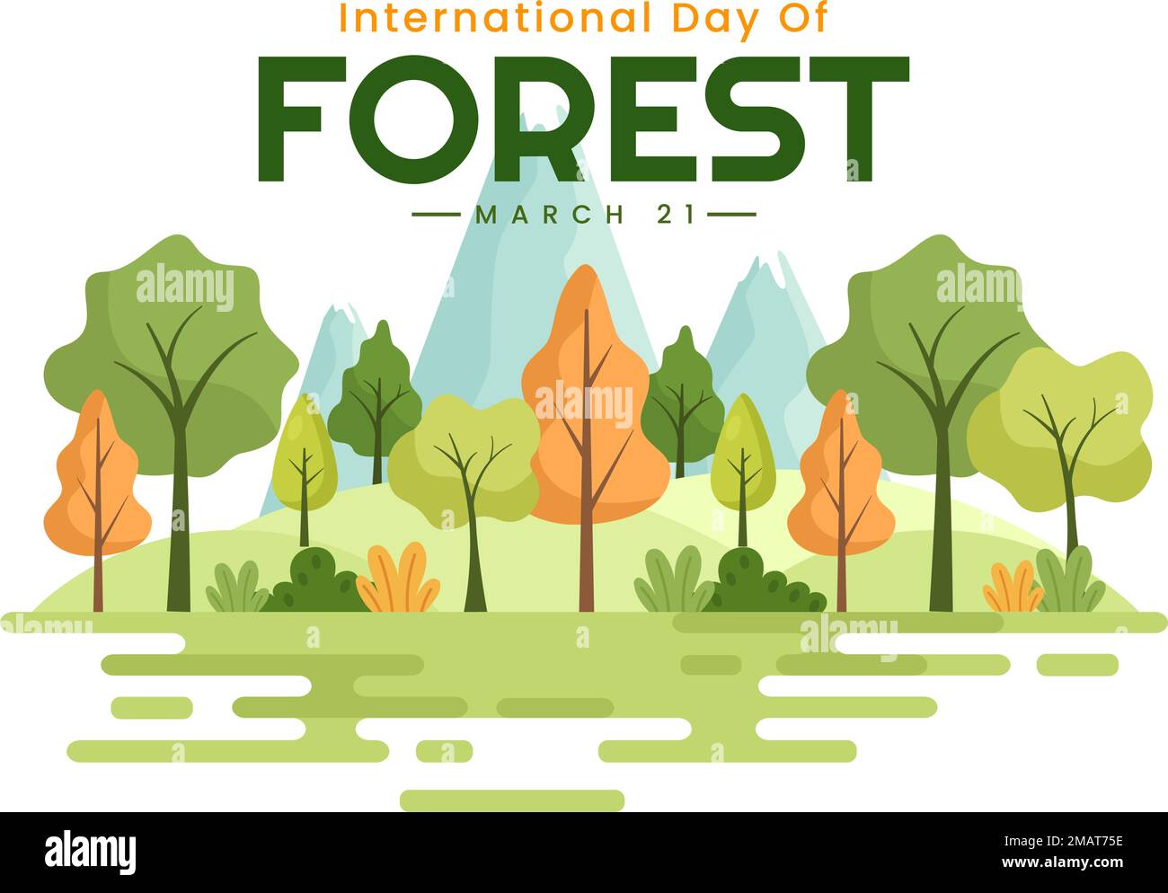 World forestry day on March 21st Illustration to Educate, Love and ...
