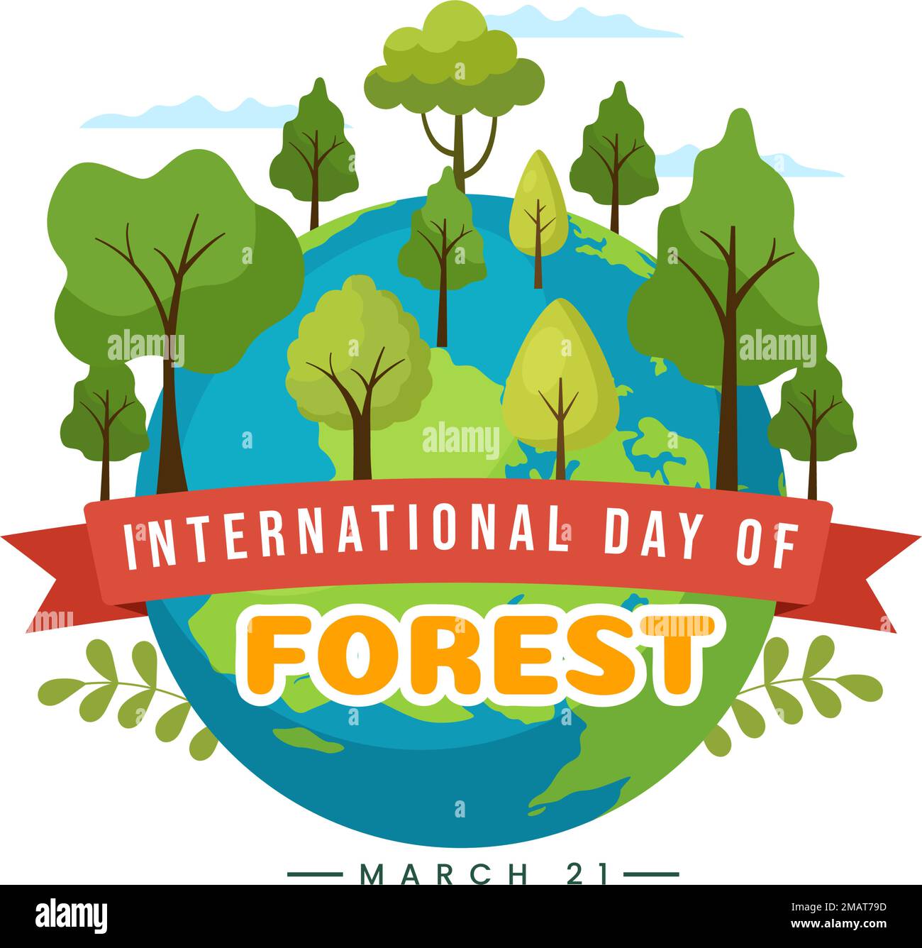 World forestry day on March 21st Illustration to Educate, Love and ...