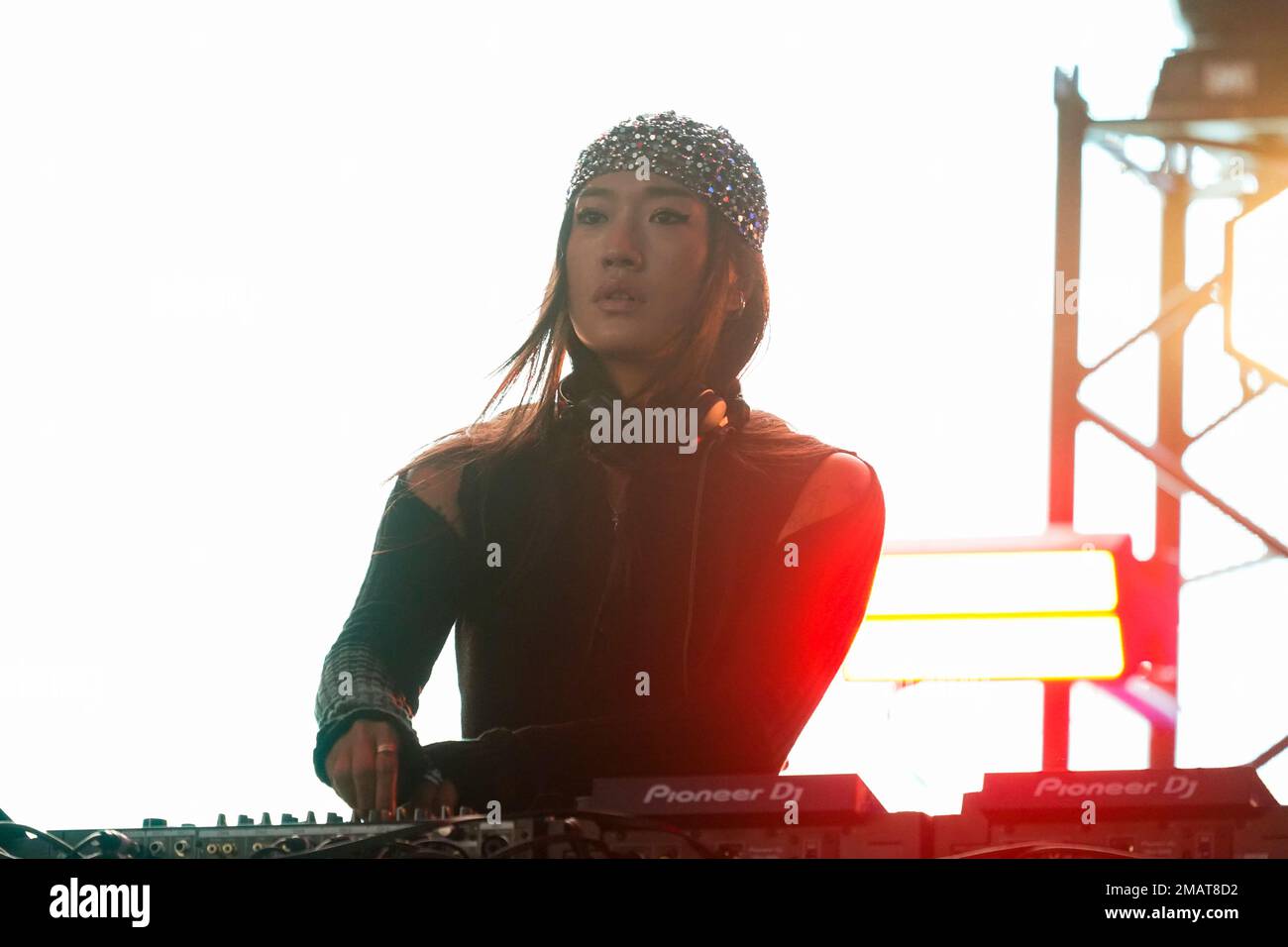 Peggy Gou performs onstage at Field day, at Victoria Park, in London ...