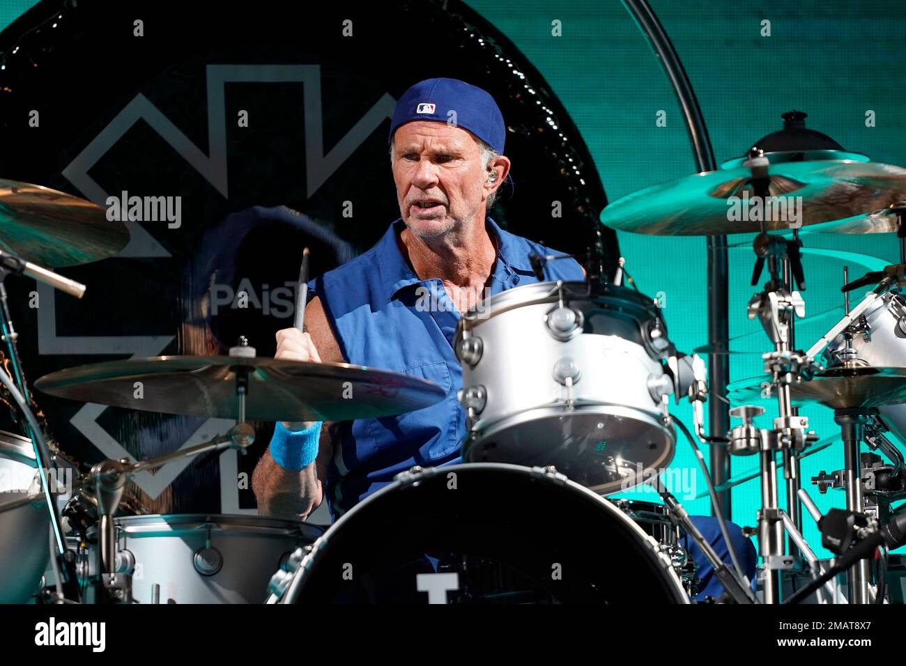 Chad Smith of the Red Hot Chili Peppers performs at Soldier Field on ...