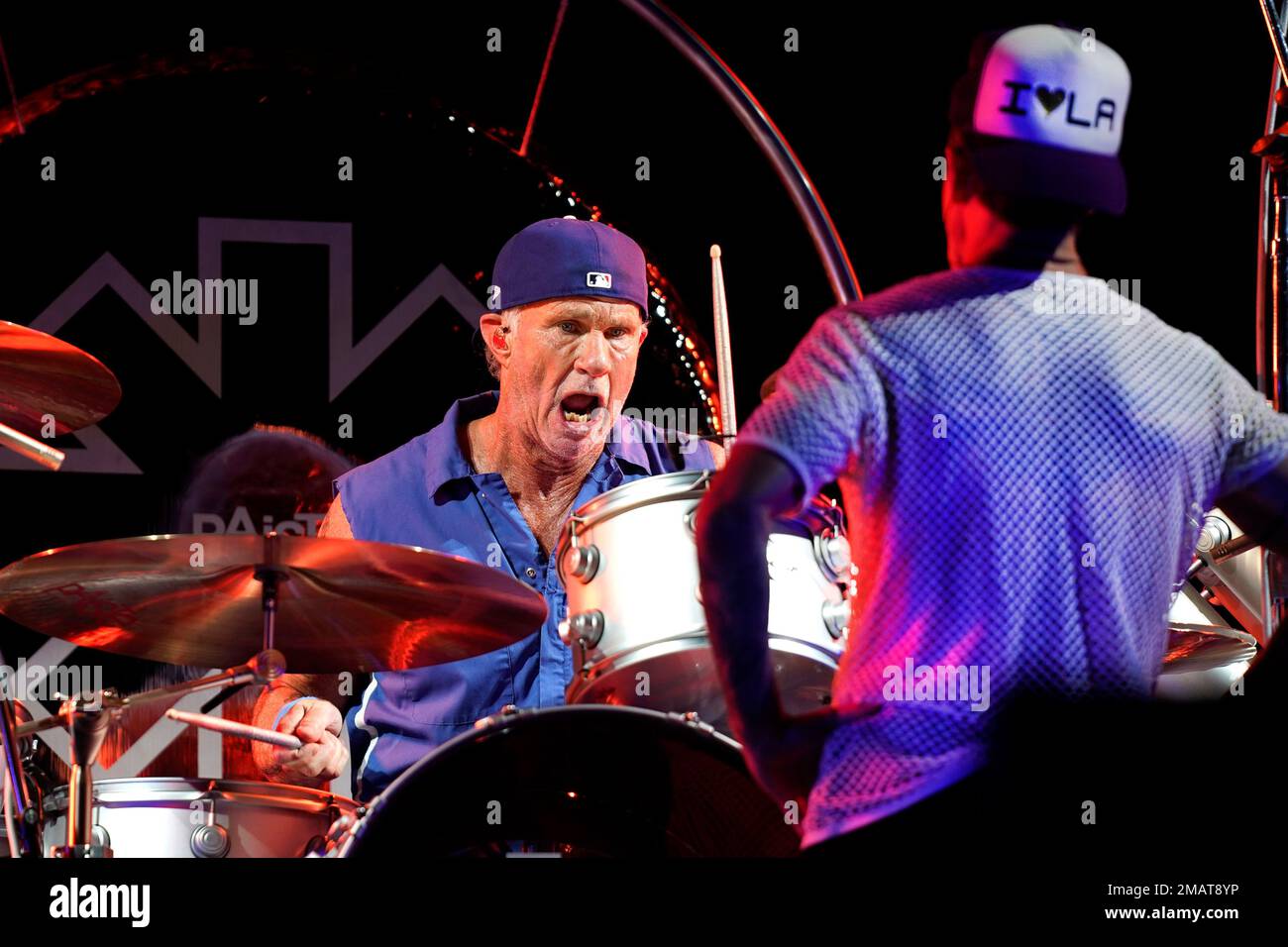 Chad Smith of the Red Hot Chili Peppers performs at Soldier Field on ...