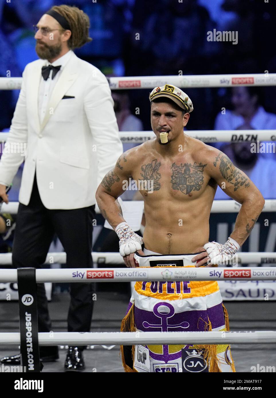Richard Rivera of the United States reacts after losing to Sweden's ...