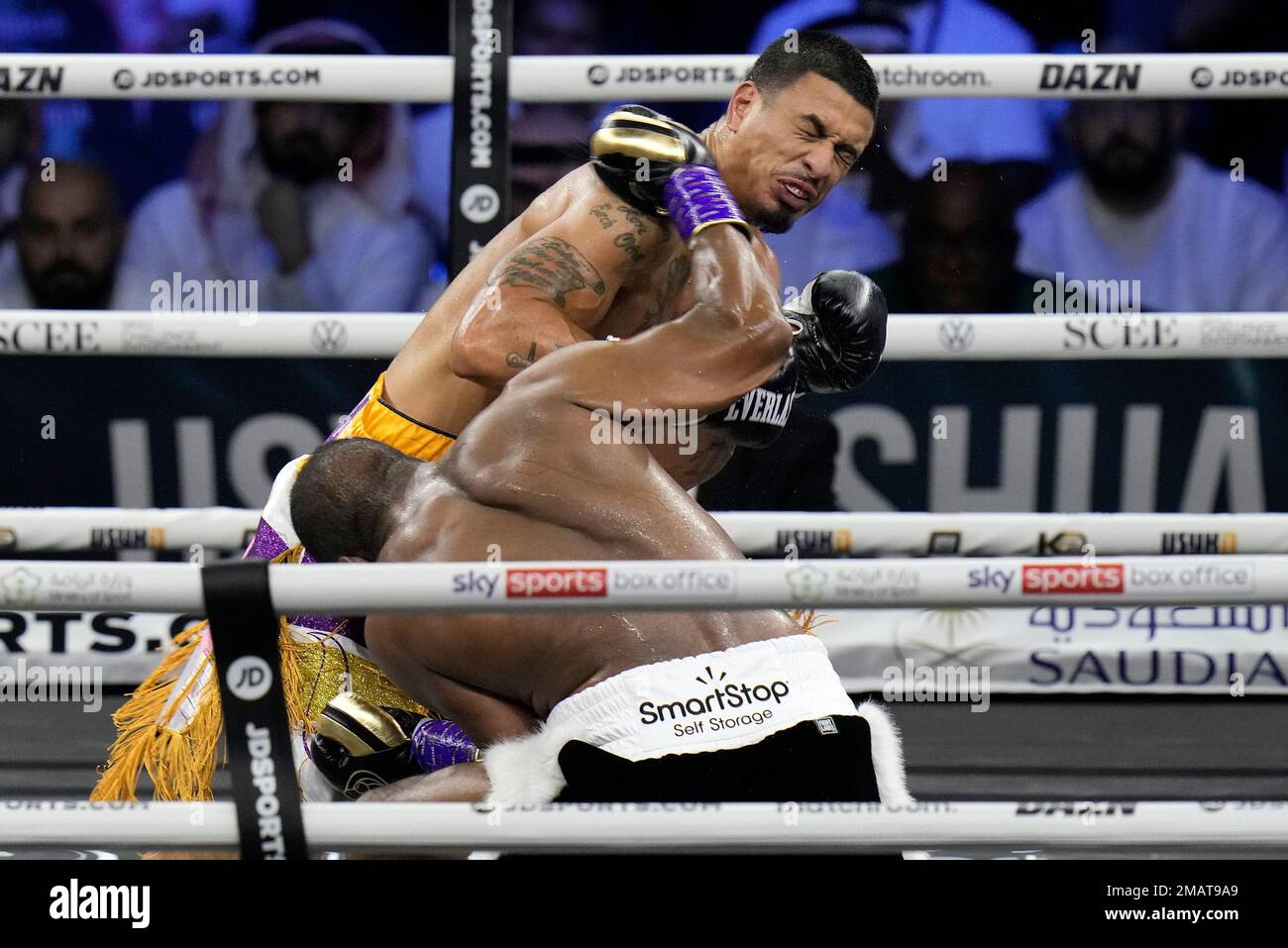 Sweden's Badou Jack, front, lands a blow on Richard Rivera of the ...