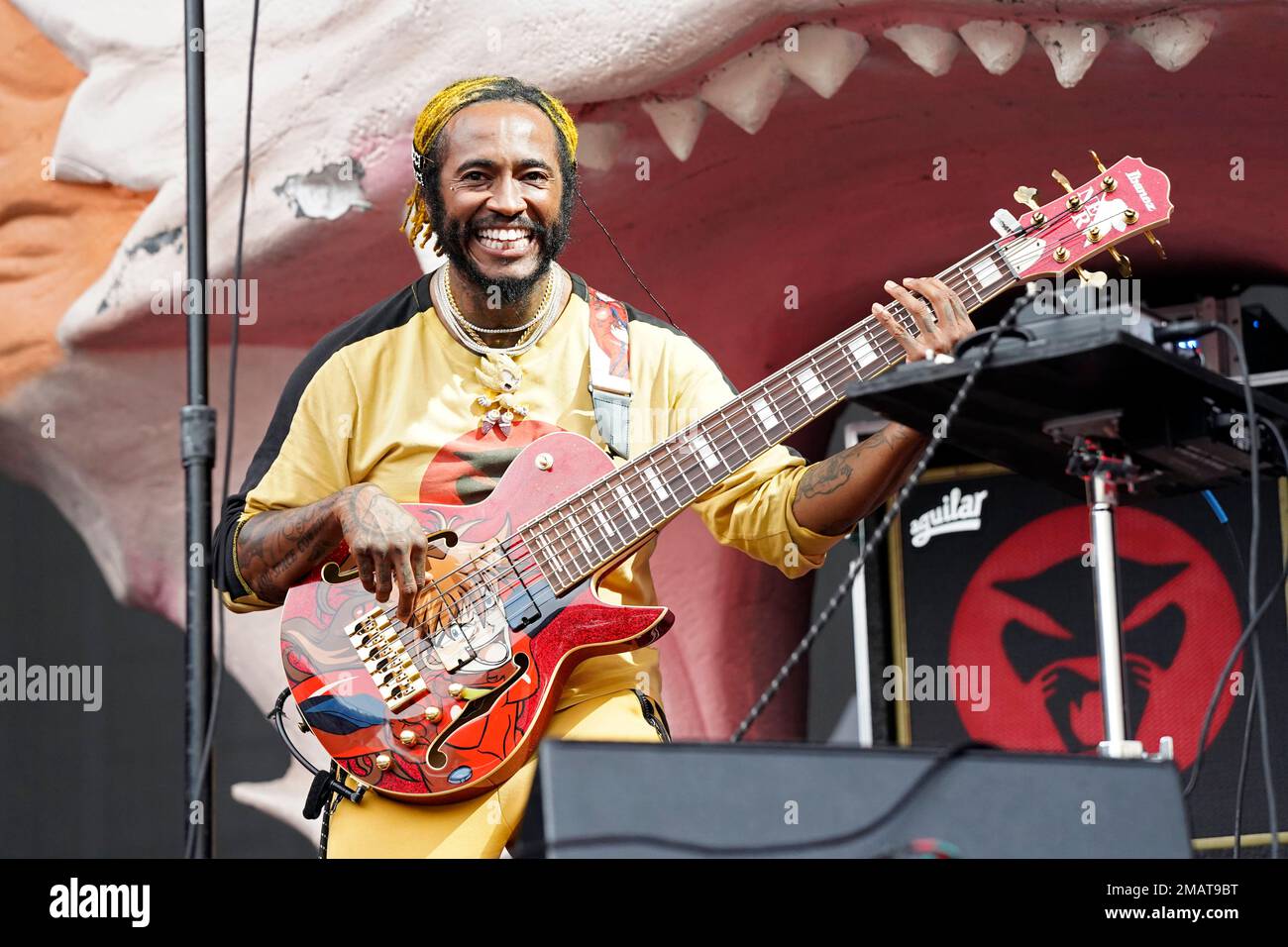 Thundercat performs at Soldier Field on Friday, Aug. 19, 2022, in ...