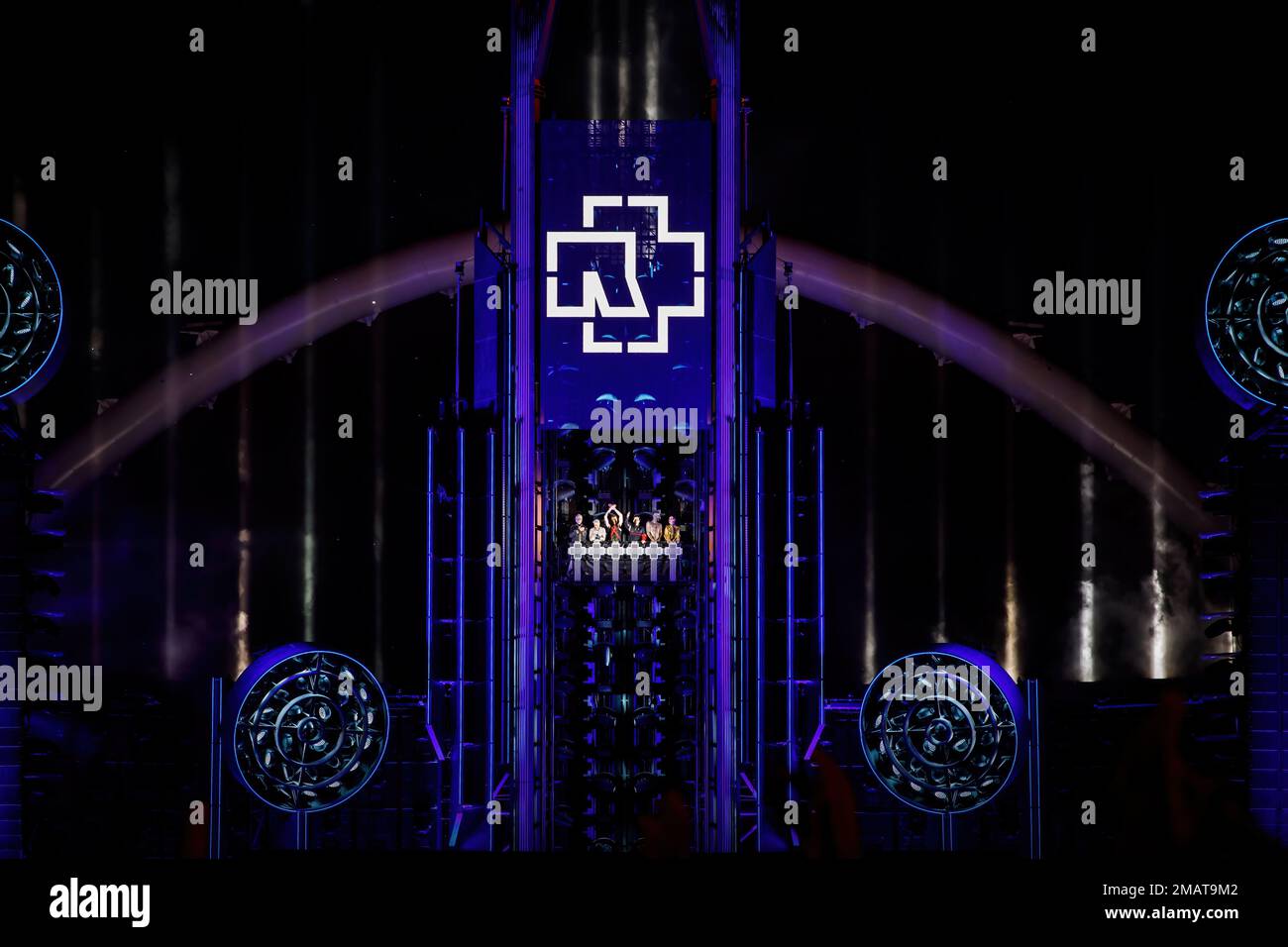 Tallinn, Estonia - 20.07.2022: Rammstein concert during the world ...