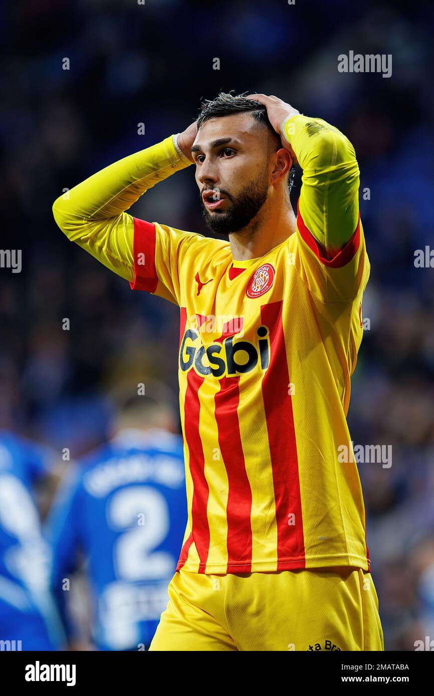 BARCELONA - JAN 7: Valentin Tati Castellanos in action at the LaLiga ...