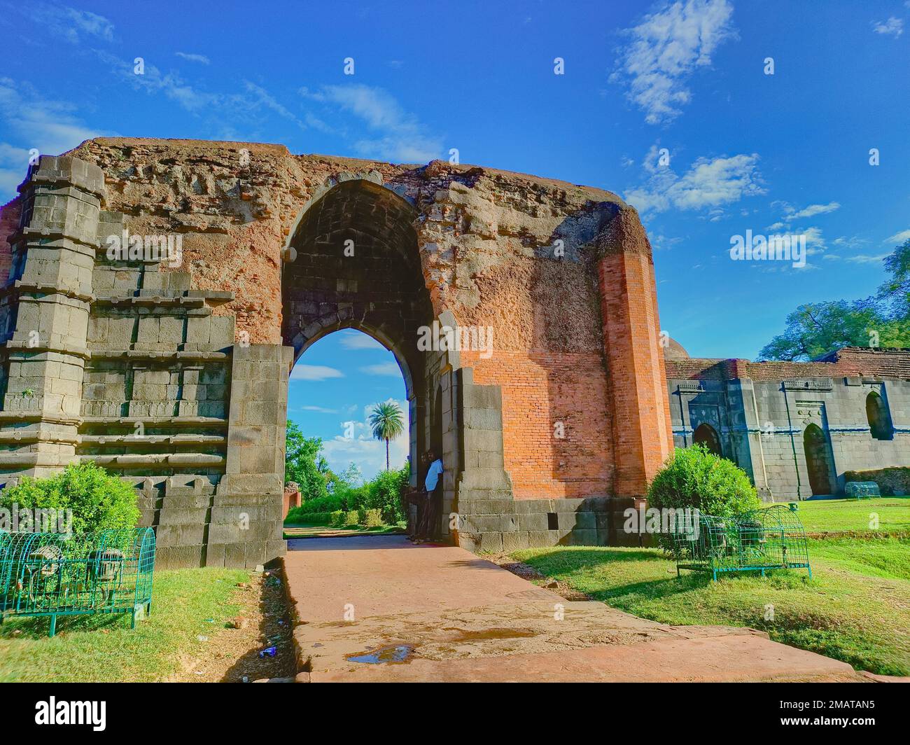 17-07-2022 Malda West Bengal India, gate way of historic mosque ...