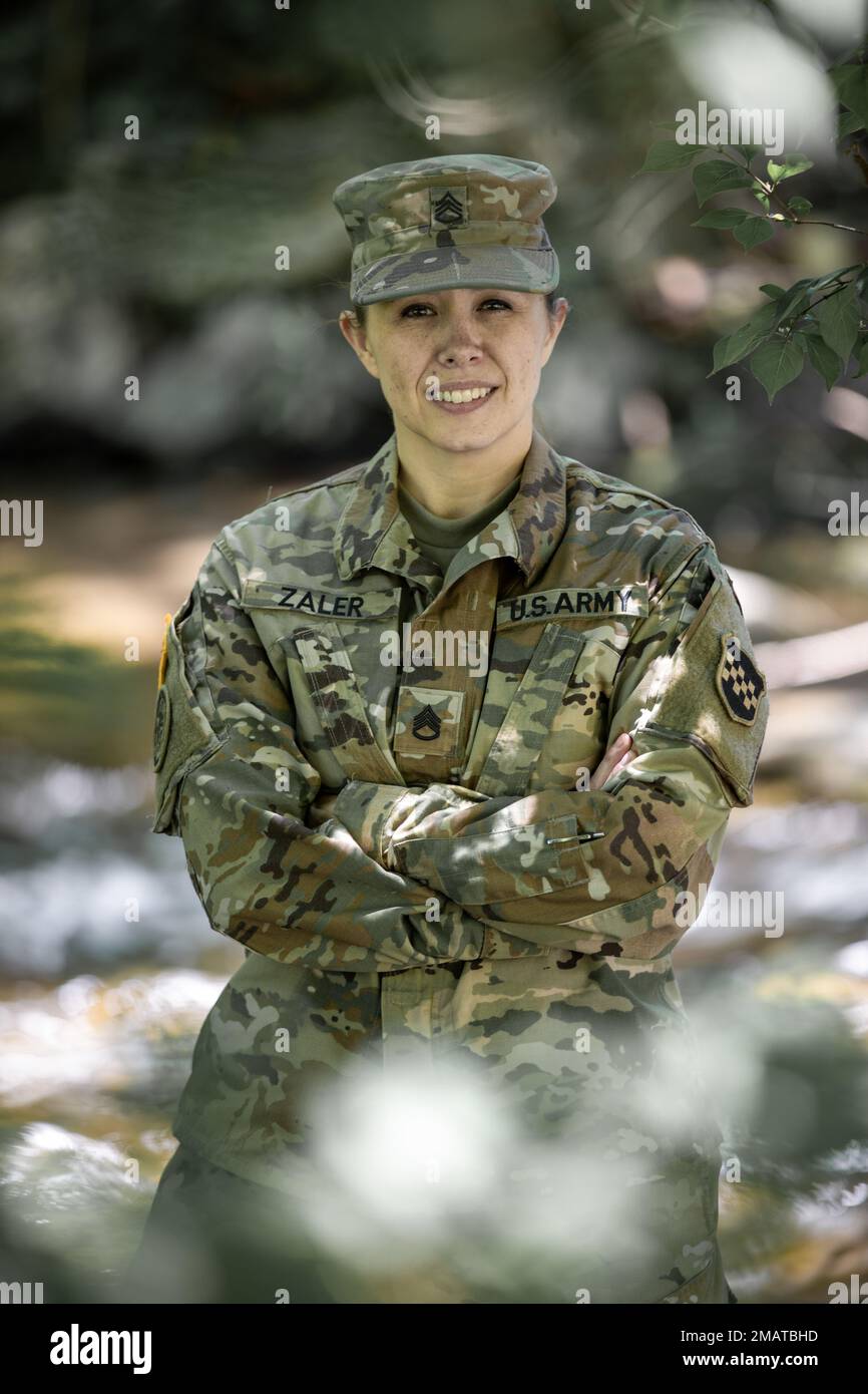 Staff Sgt. Sarah Zaler, a public affairs noncommissioned officer with ...