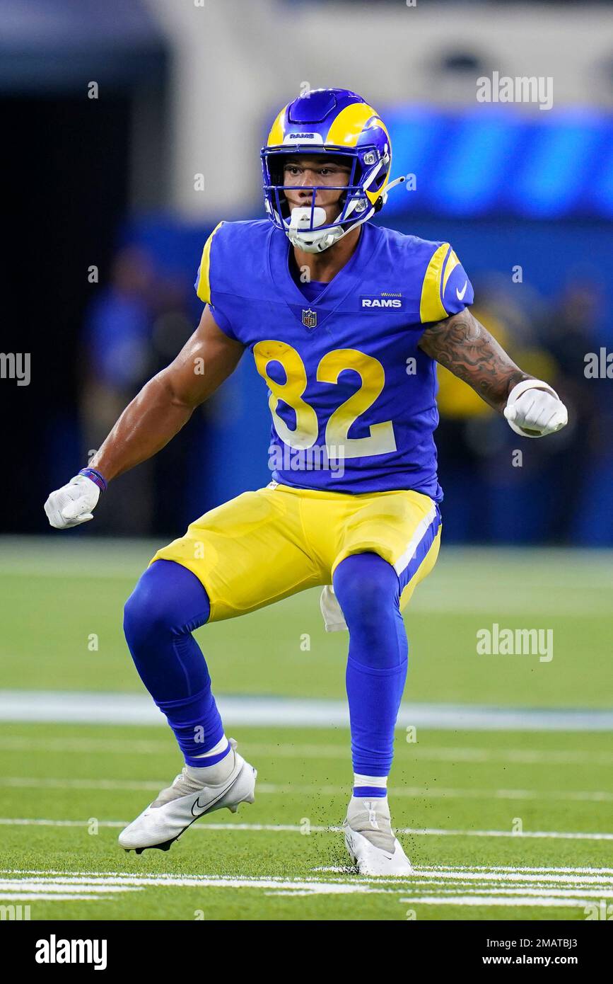 Los Angeles Rams wide receiver Lance McCutcheon runs a route during the ...