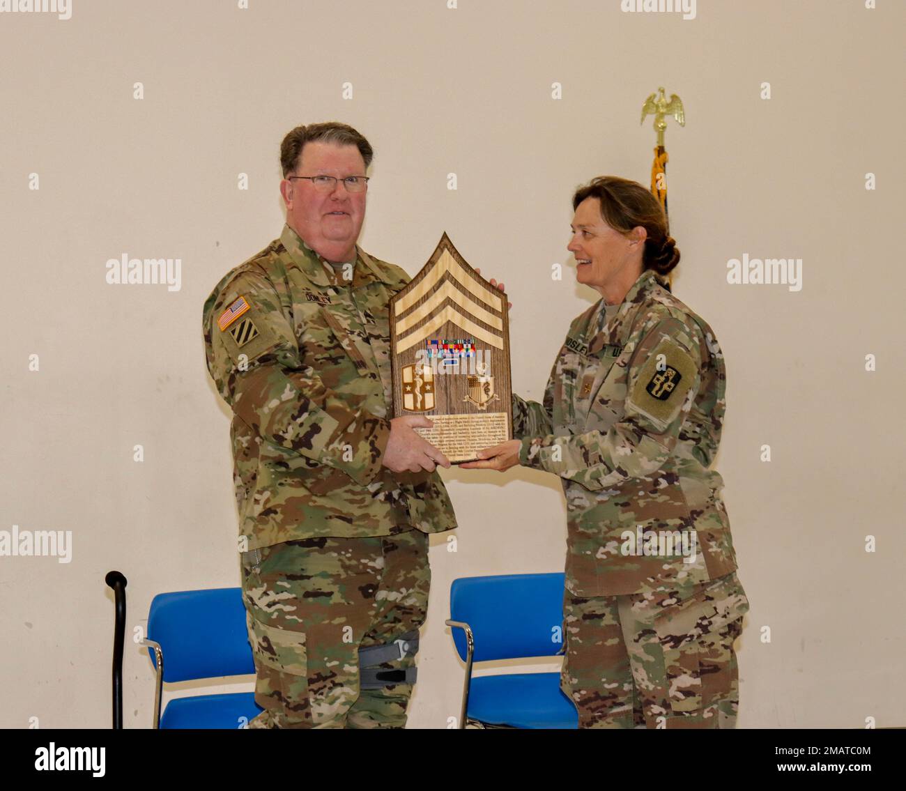 Maj. Mosley, commander of the 94th Combat Support Hospital, Bravo ...