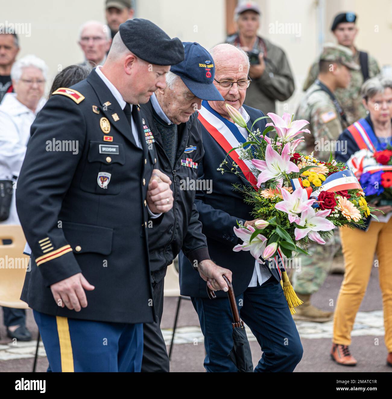 U.S. Army Col. Dixon Brockbank commander of the 90th Sustainment ...