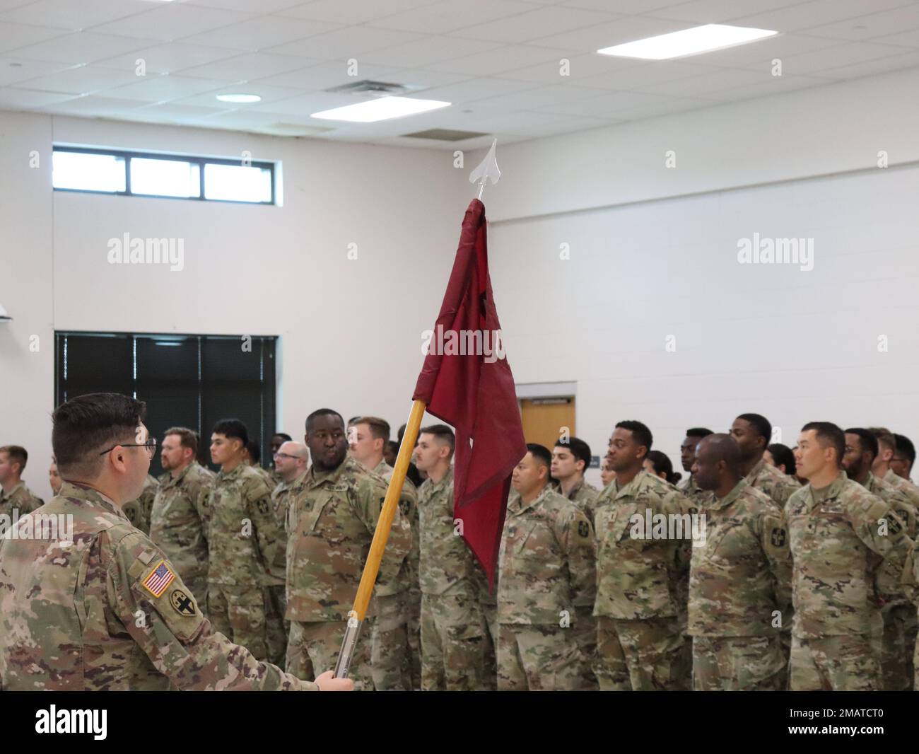 Soldiers of the 94th Combat Support Hospital, Bravo Company, assemble ...
