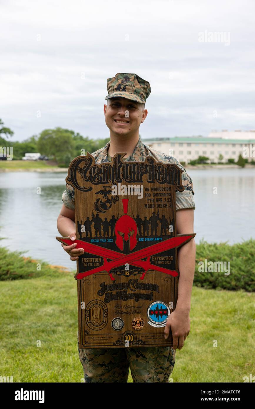 U.S. Marine Corps Staff Sgt. Joshua Chacon, a recruiter with Recruiting ...