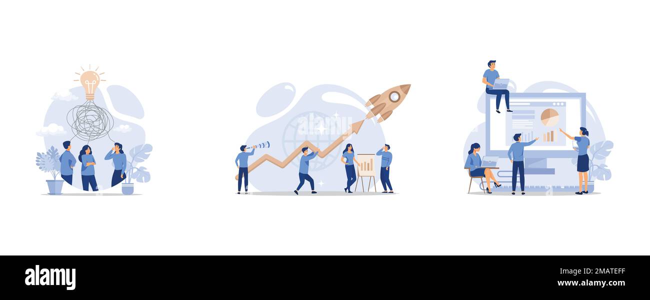 concept of solving business problems, . rise of the career to success ...