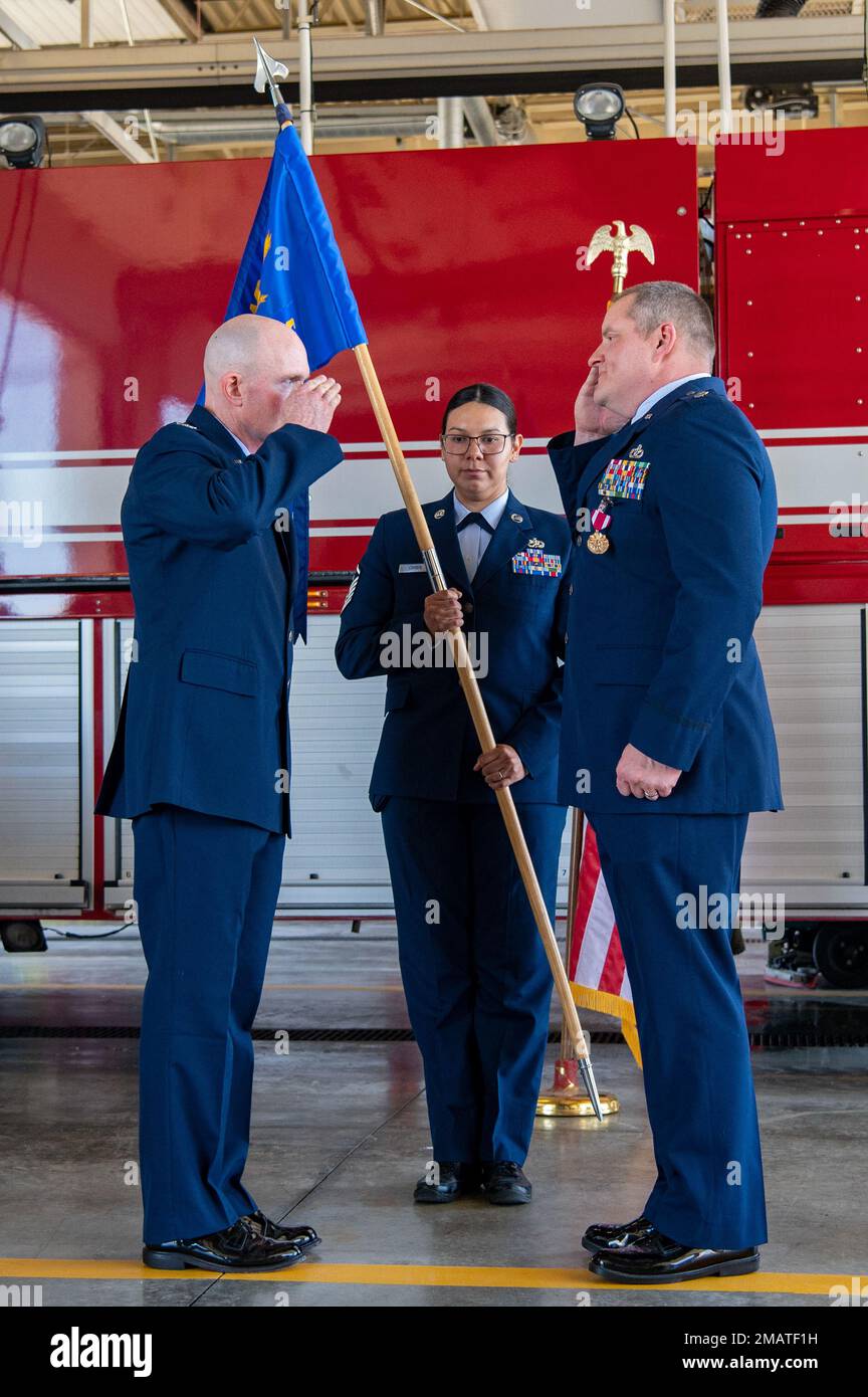 U.S. Air Force Lt. Col. Corey Thobe takes command of the 121st Air ...