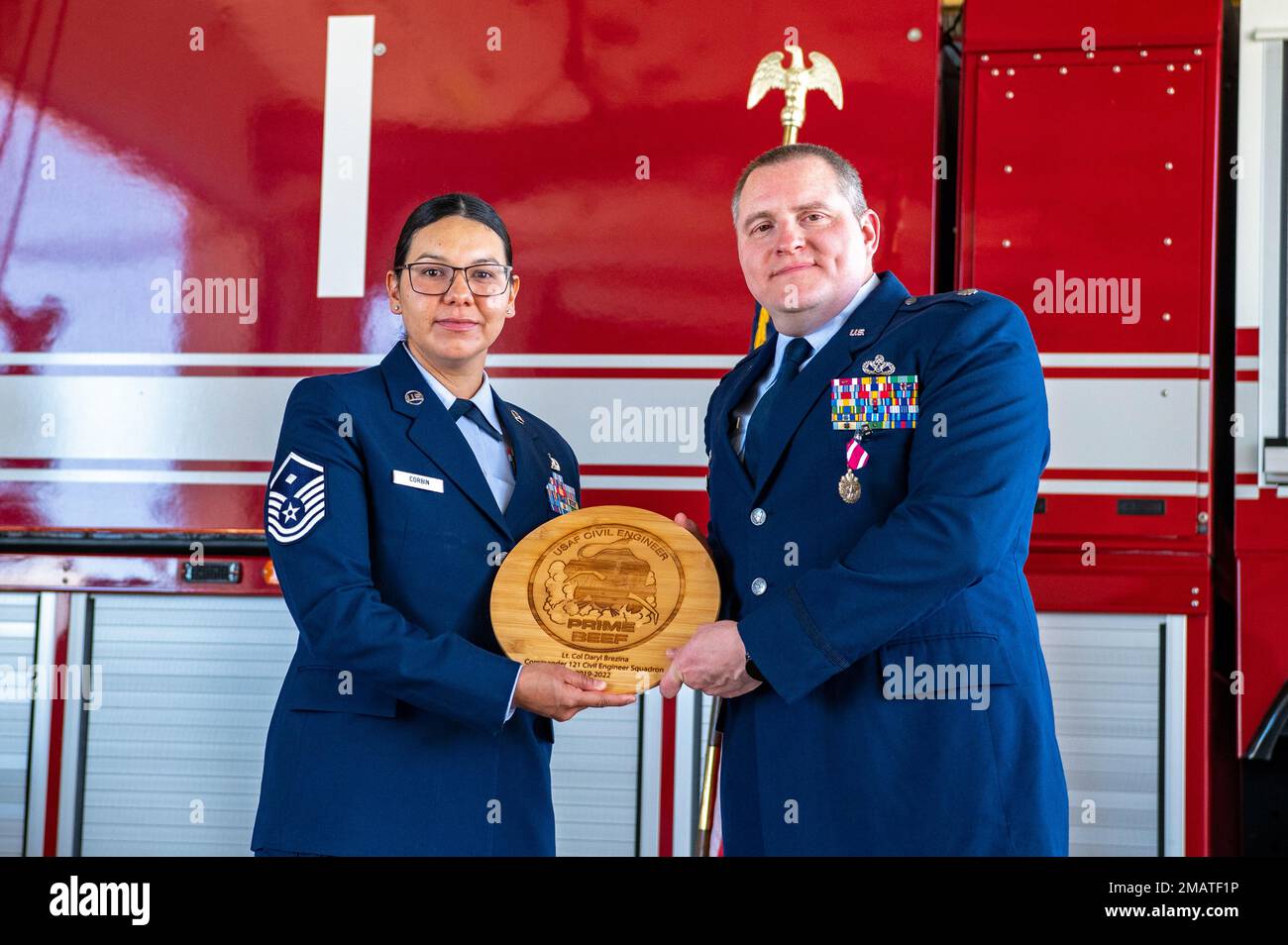 U.S. Air Force Lt. Col. Corey Thobe takes command of the 121st Air ...