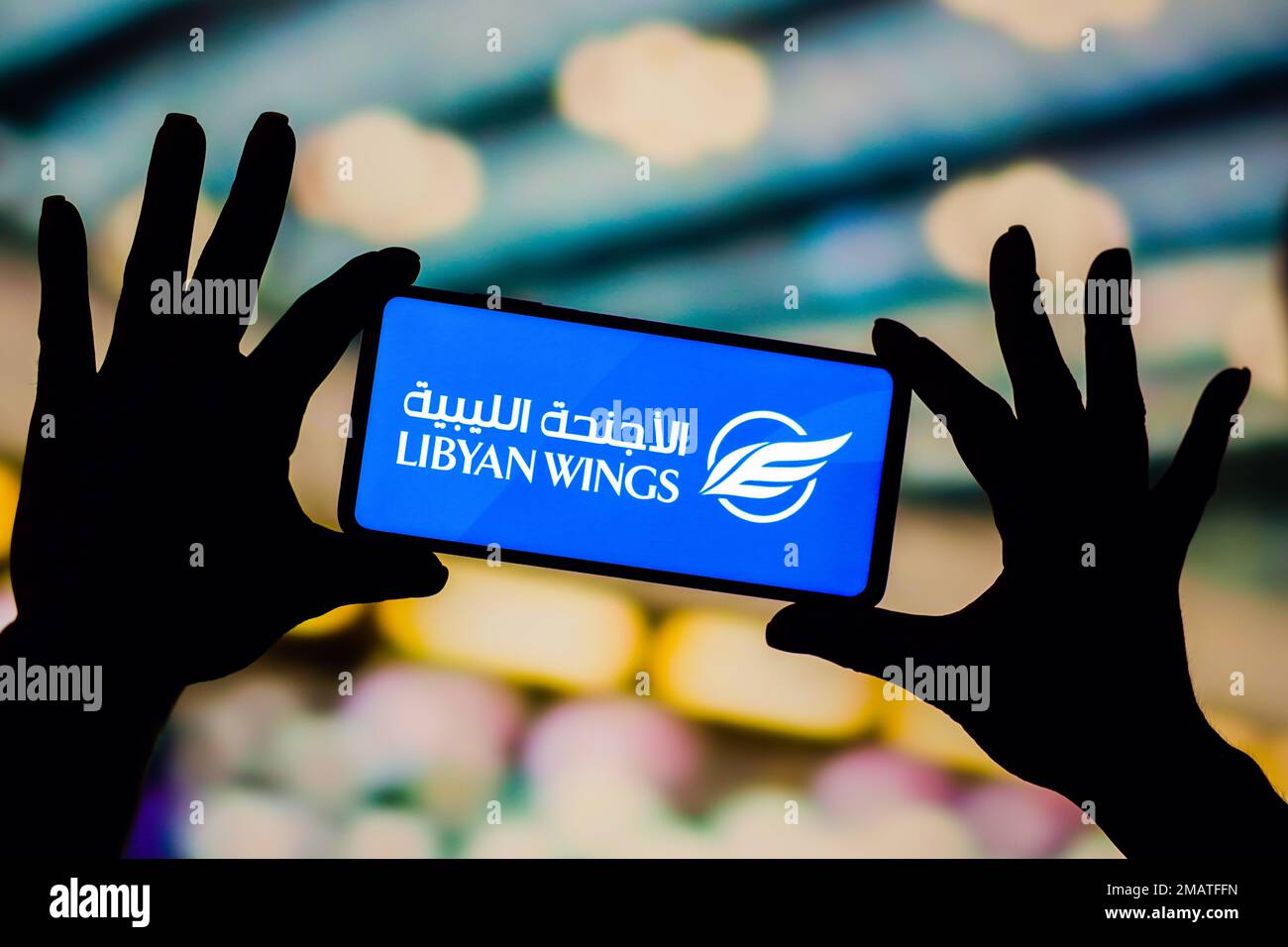 Brazil. 19th Jan, 2023. In this photo illustration, the Libyan Wings ...