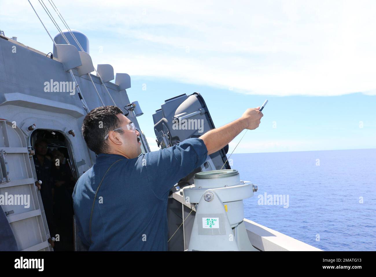 220604-N-EU544-9556 SOUTH CHINA SEA (June 4, 2022) Gunner's Mate Seaman ...