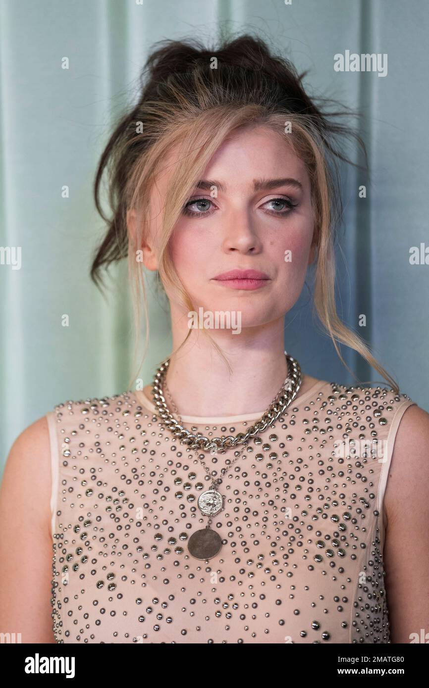 Eve Hewson poses for photographers upon arrival for the premiere of the ...