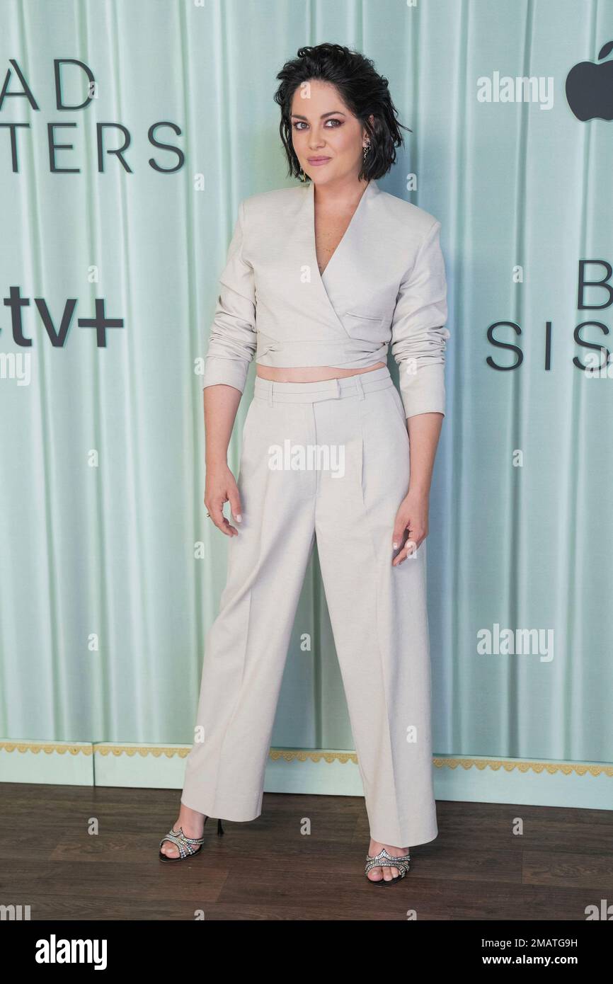 Sarah Greene poses for photographers upon arrival for the premiere of ...