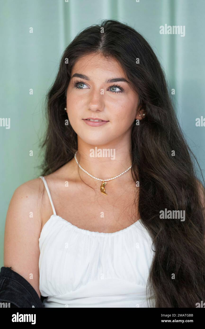 Saise Quinn poses for photographers upon arrival for the premiere of ...