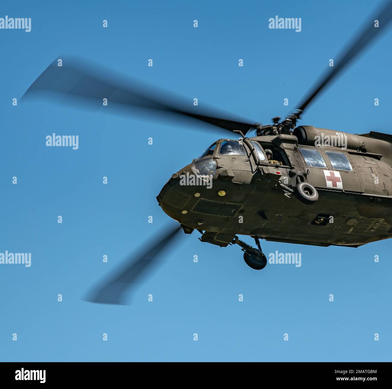 A U.S. Army UH-60 Black Hawk helicopter, assigned to the 38th Combat ...