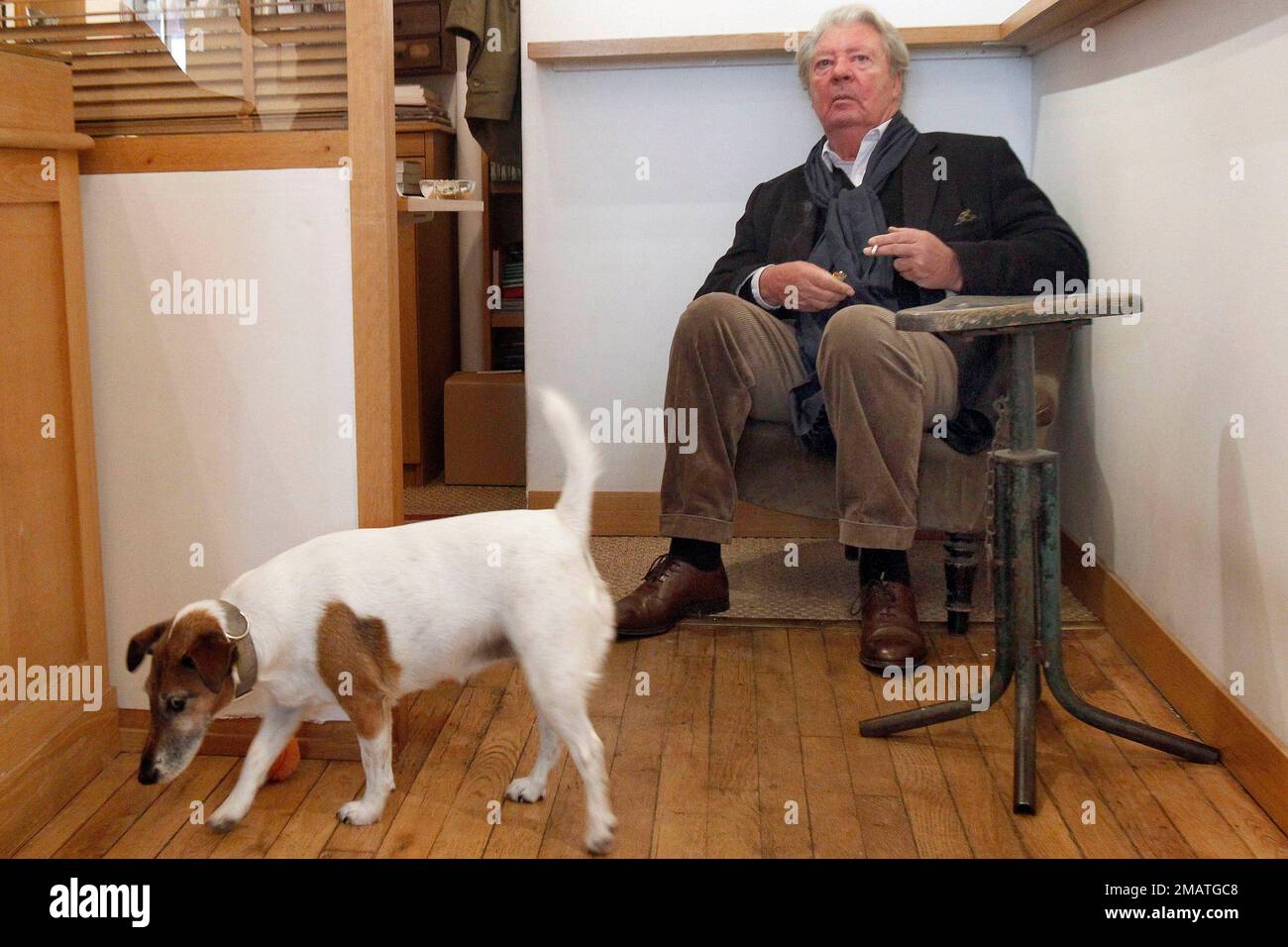 FILE - French cartoonist Jean-Jacques Sempe is seen during an interview ...