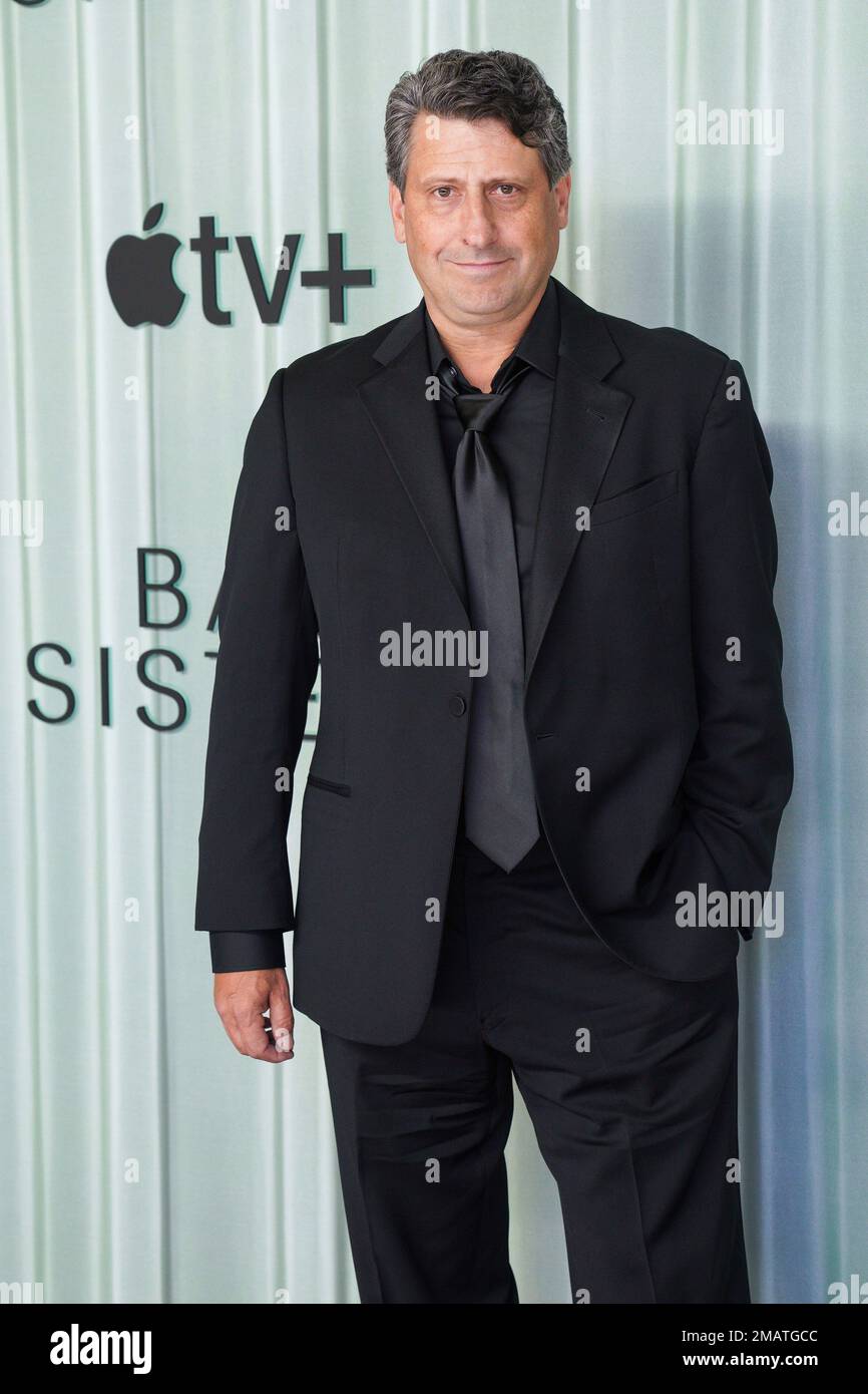 Brett Baer poses for photographers upon arrival for the premiere of the ...