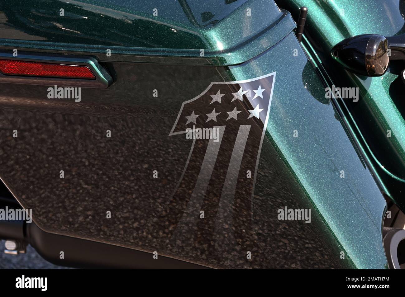 The paintjob on the 2021 Harley Davidson Road Glide Special owned by ...