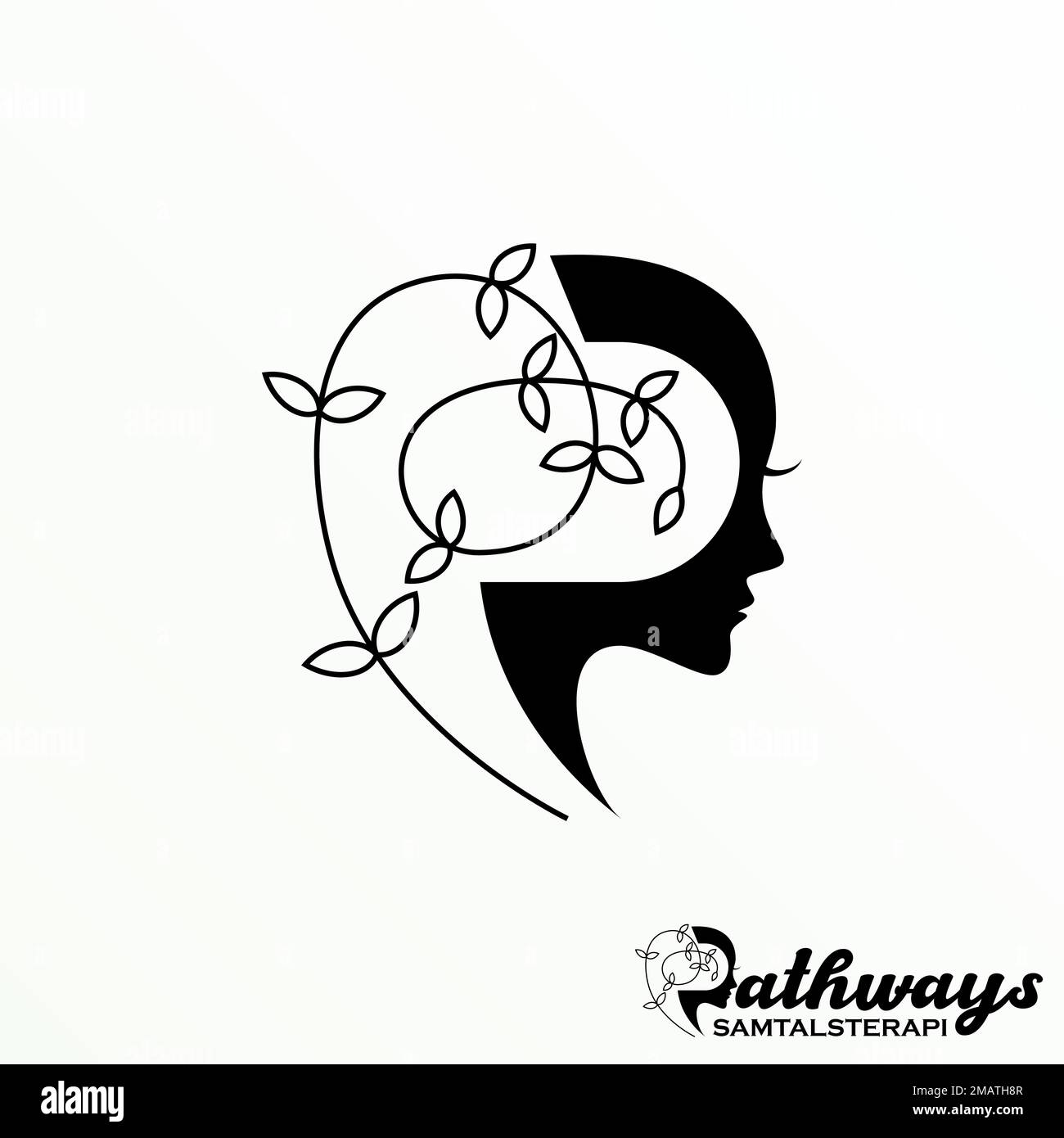 Side face Stock Vector Images - Alamy