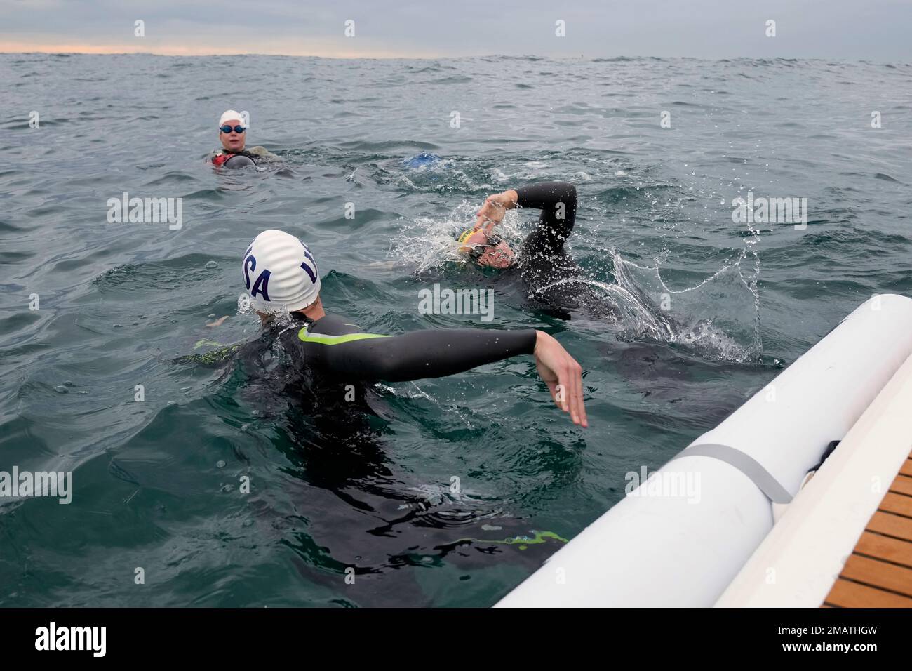 Australia's Chelsea Gubecka, right, and the United States' Charlie ...
