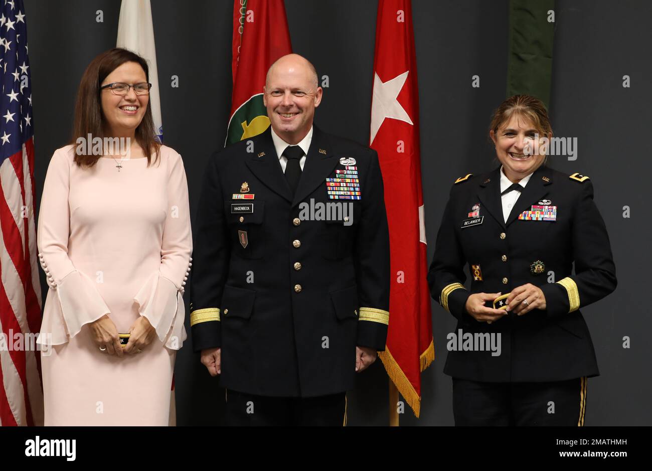 Sandy Hagenbeck[left] and Major General Kris Belanger [right], Special ...