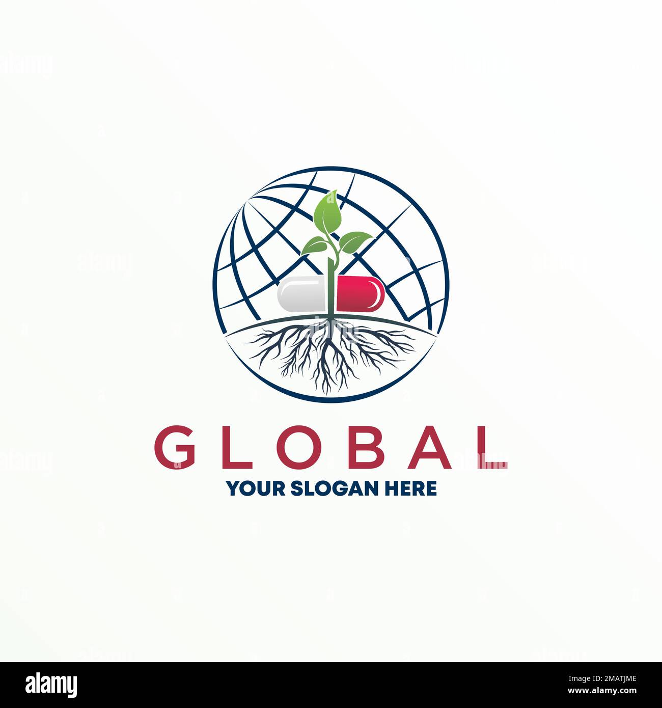 Globe, leaves, Plant, root, capsule image graphic icon logo design ...