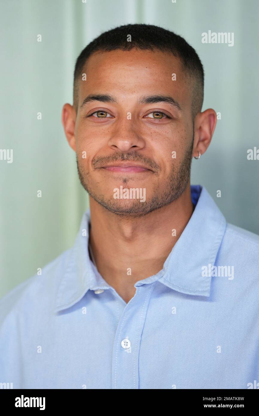Darryl McCormack poses for photographers upon arrival for the premiere ...