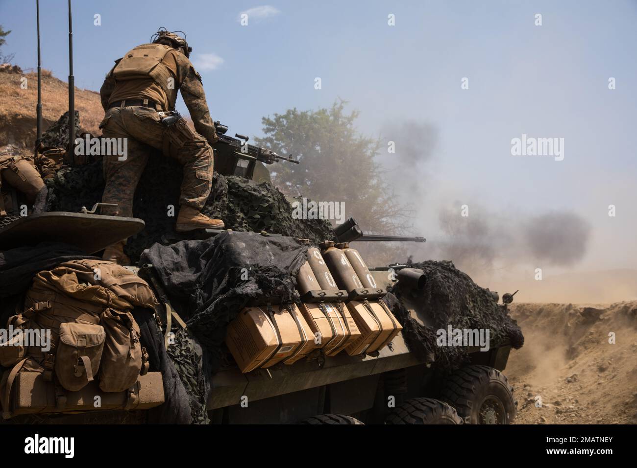 U.S. Marine Corps Gunnery Sgt. James Ralstin, company gunnery sergeant ...