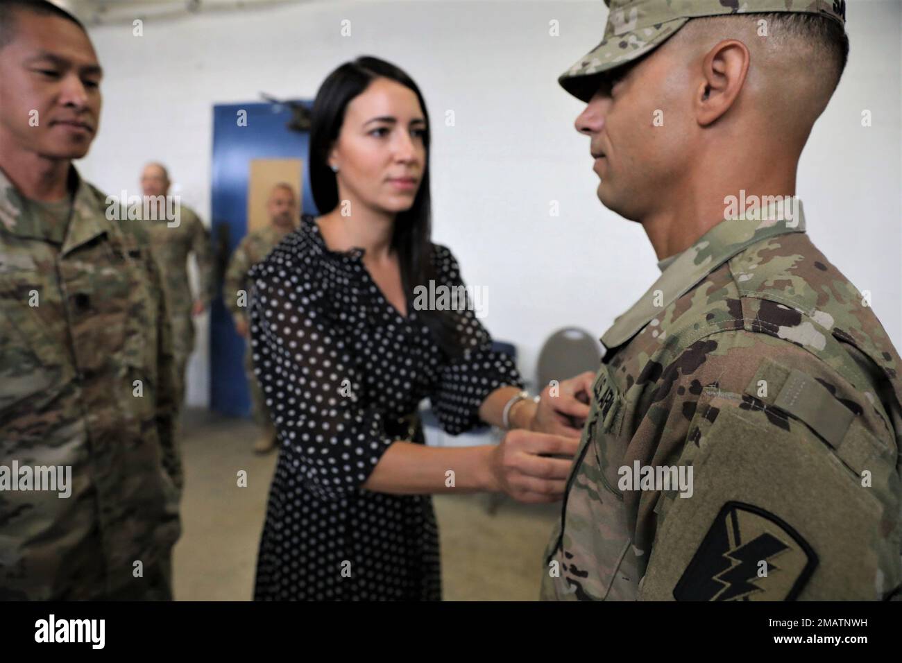 U.S. Army Master Sgt. Alexandre Santana, 578 Brigade Engineer Battalion ...