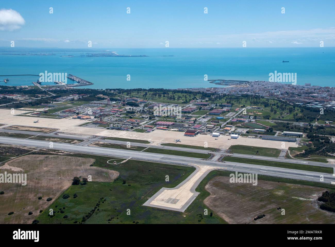 NAVAL STATION ROTA, Spain (April 6, 2022) Aerial photo of Naval Station ...