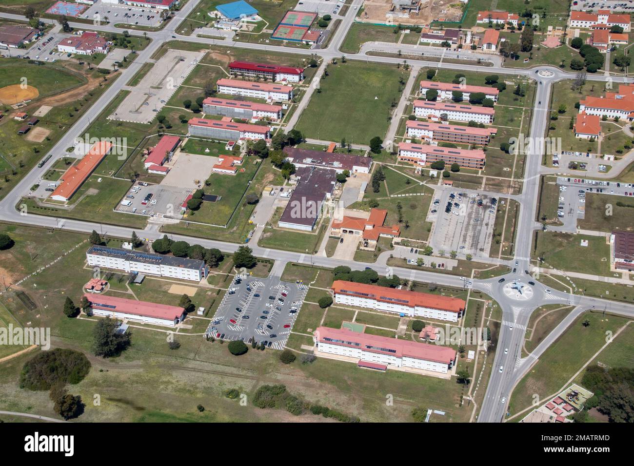 NAVAL STATION ROTA, Spain (April 6, 2022) Aerial photo of Naval Station ...
