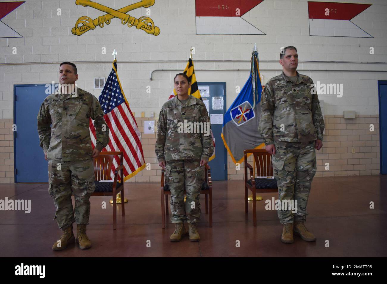 U.S. Army Col. B. Clayton Jackson (left), commander of the 58th ...