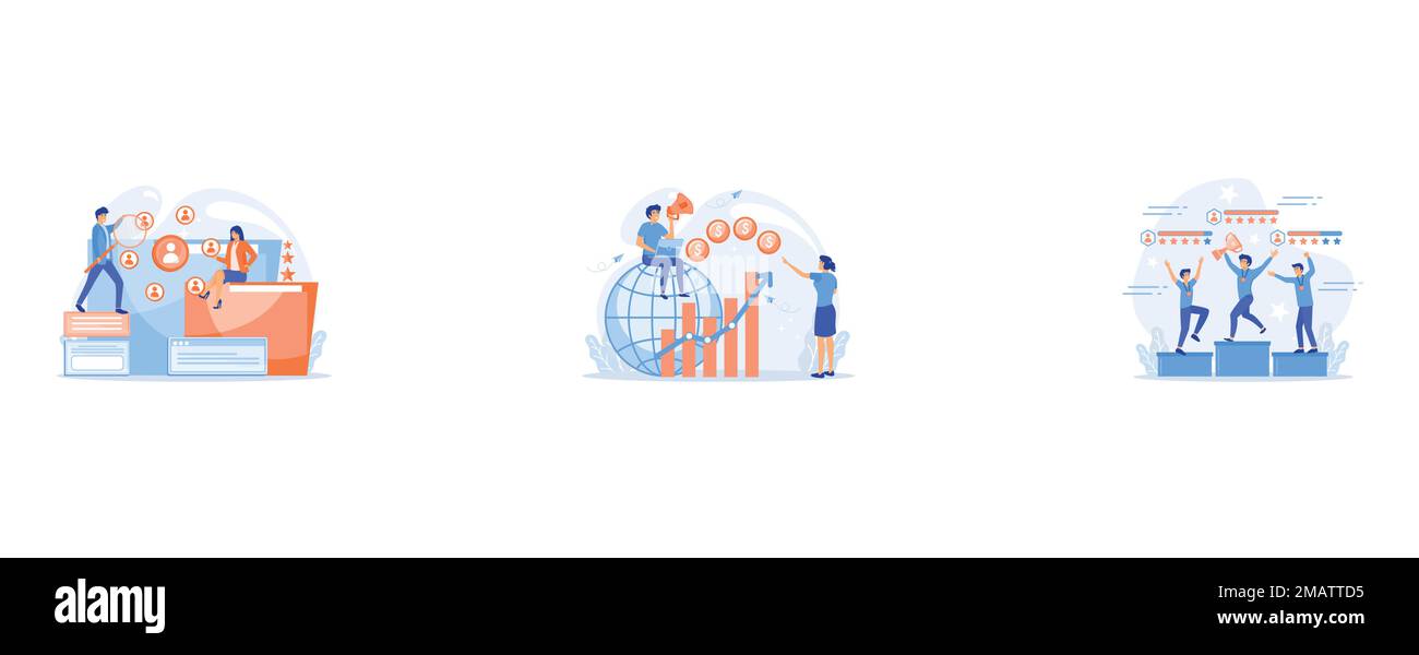 Human resources, HR team work and headhunter service concept, Economist ...