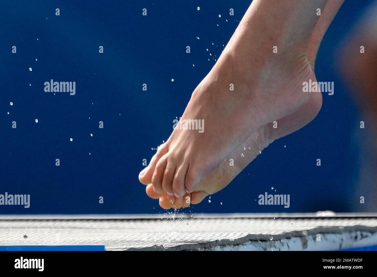 Sarah Jodoin Di Maria of Italy competes during women's diving platform ...