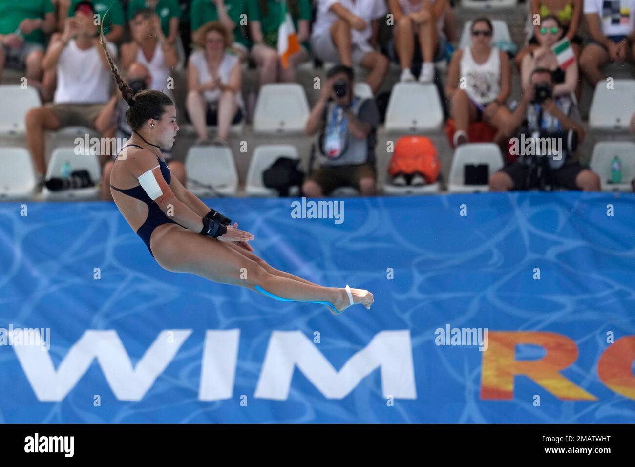 Maia Biginelli of Italy competes during women's diving platform final ...