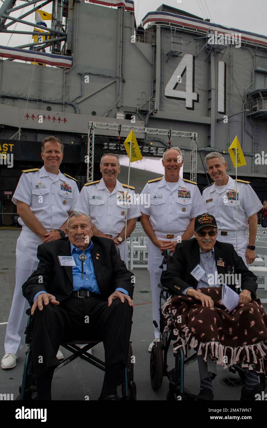 220605-N-OA516-1008 SAN DIEGO (June 4, 2022) – (Back row, left to right ...