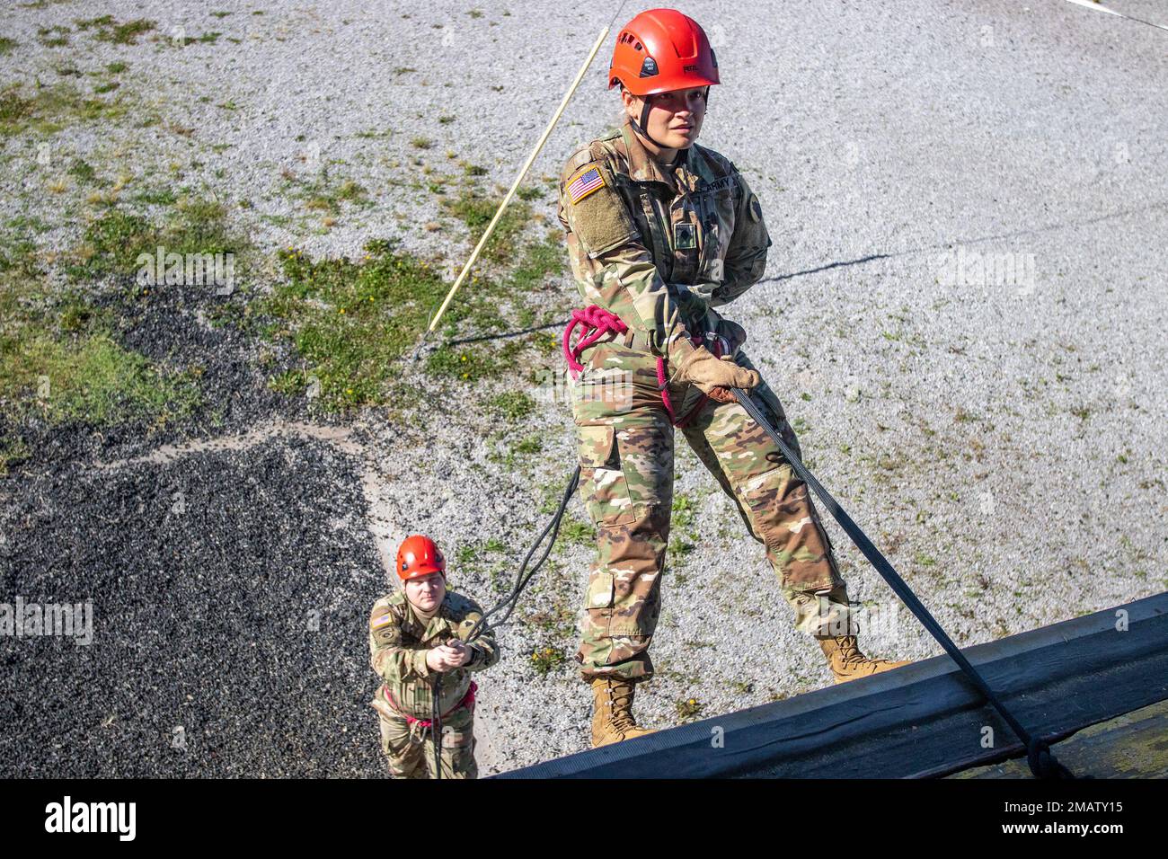 Spc. Melanie Thomas, a trainer with Company B, 399th Regiment (Cadet ...