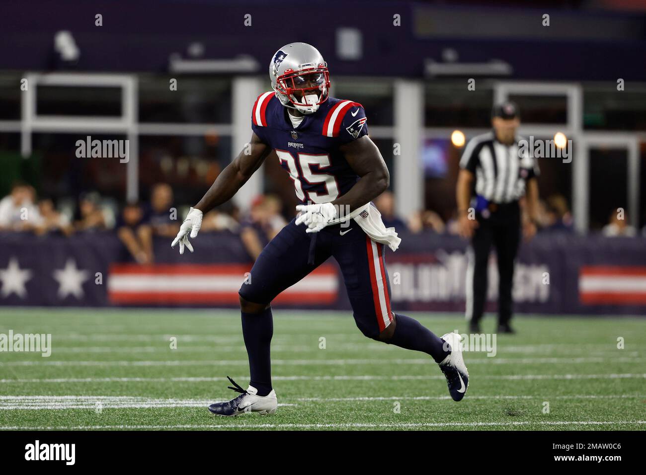 New England Patriots' Brad Hawkins during an NFL preseason football ...