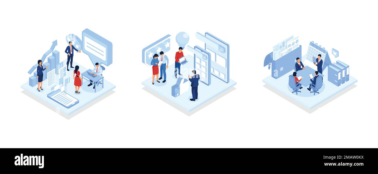 business work flow, time management, planning, task app, teamwork, meeting, small people ...