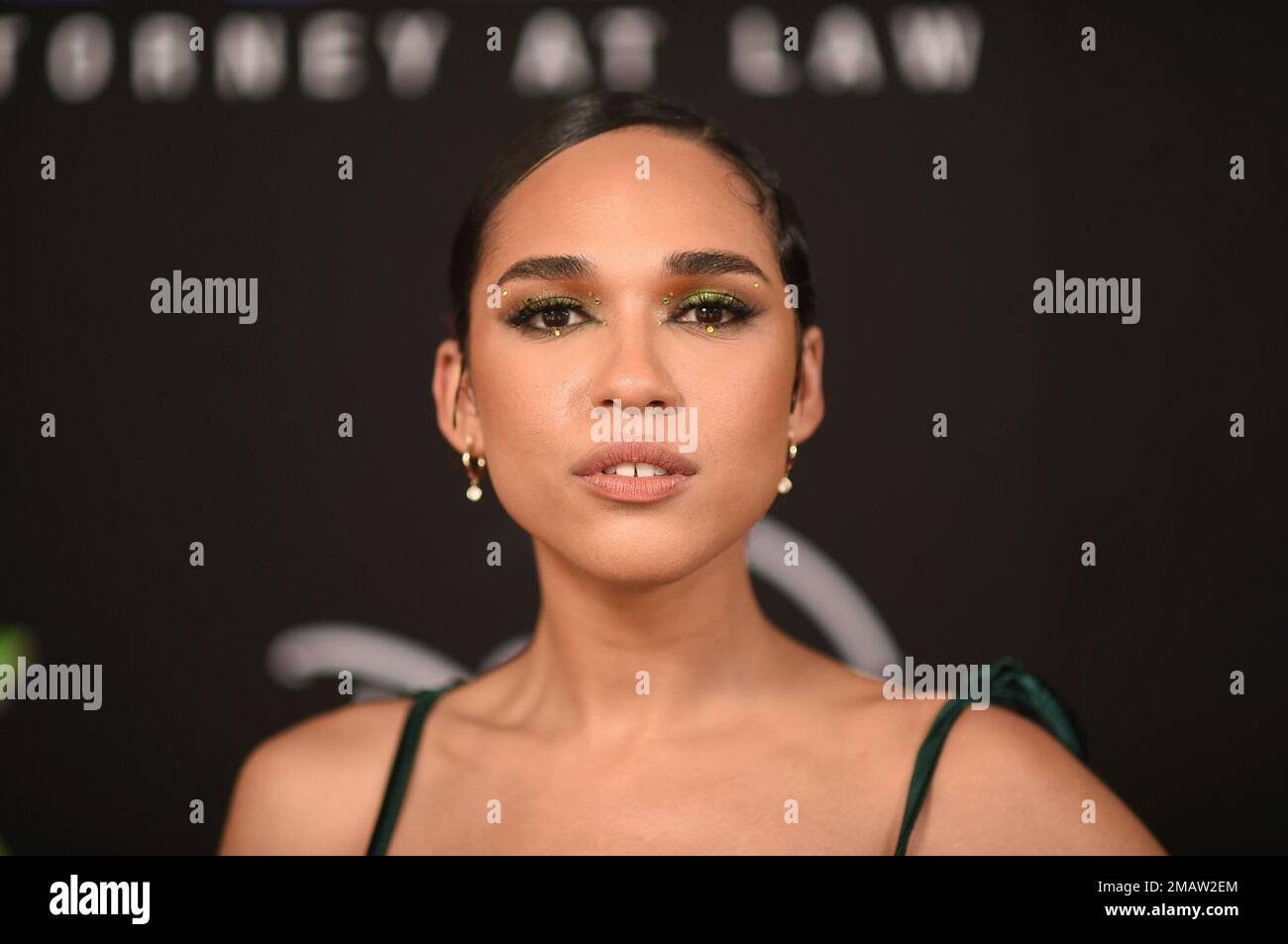 Amanda Castrillo arrives at the premiere of "She-Hulk: Attorney at Law ...