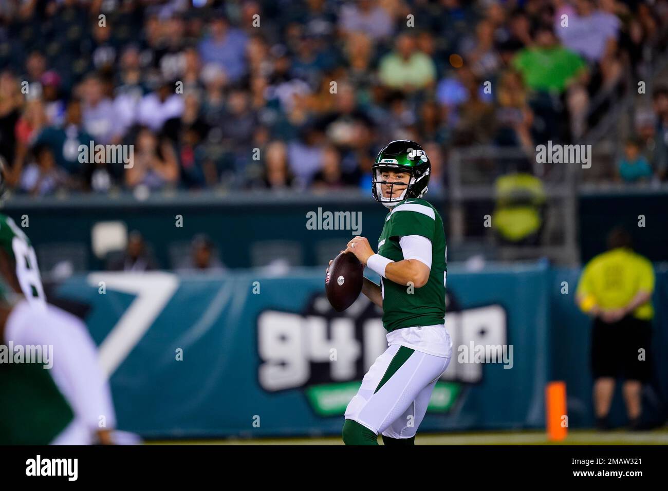 New York Jets' Mike White in action during a preseason NFL football ...