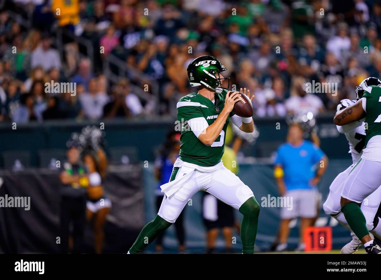 New York Jets' Mike White in action during a preseason NFL football ...